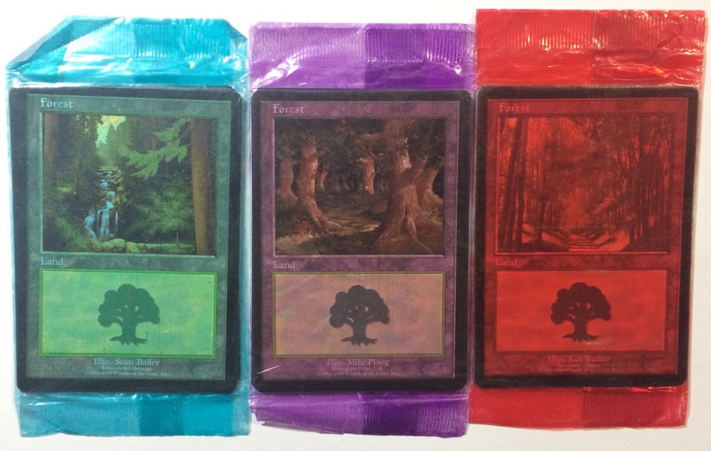 Unglued complete 5 land set Magic the Gathering | MTG Vintage Eternal