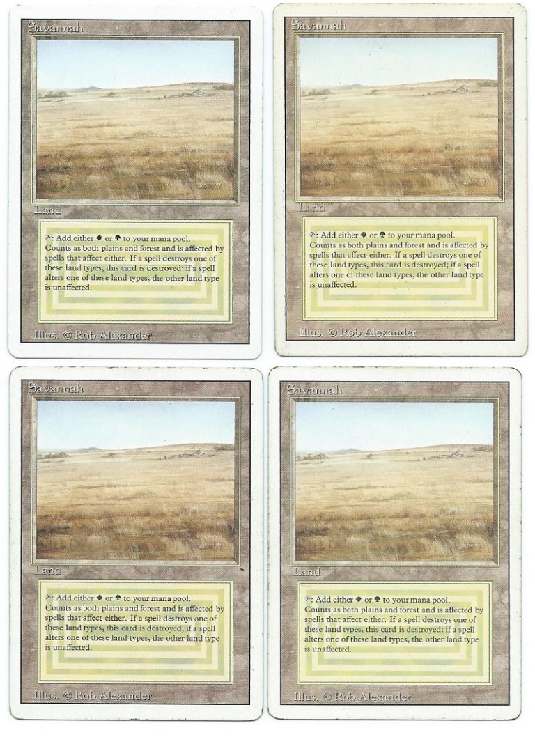 Revised Savannah MTG Dual Land | Reserved List Magic