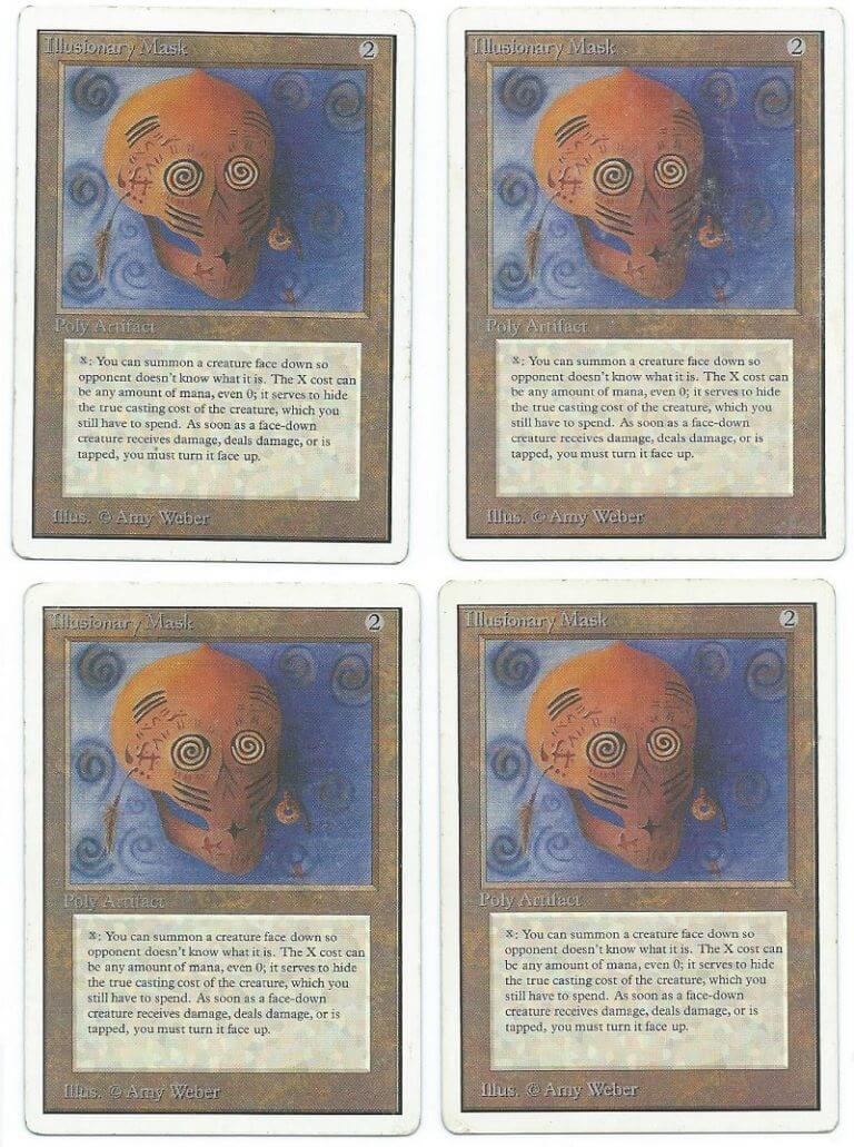 4x Unlimited Illusionary Mask Playset | Magic the Gathering MTG Cards