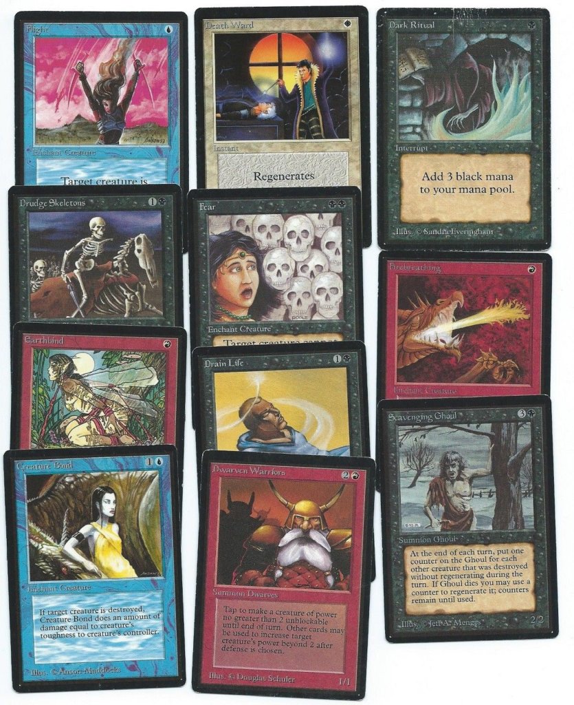 Beta 11 different cards lot Magic the Gathering | Buy MTG Cards