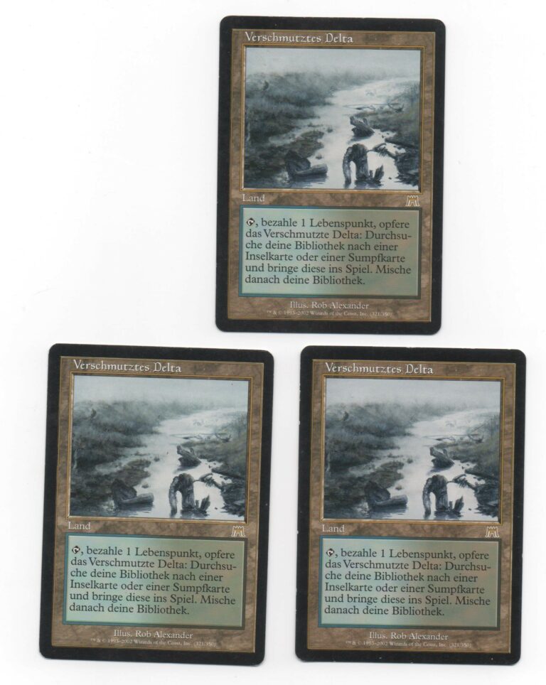 3x Polluted Delta | Magic the Gathering MTG Singles Cards CCG
