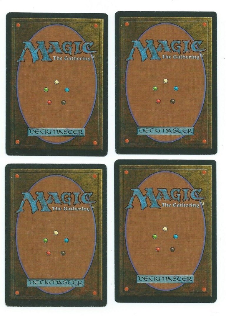 4x Black Vise FBB German | Magic the Gathering | MTG 1st edition Cards