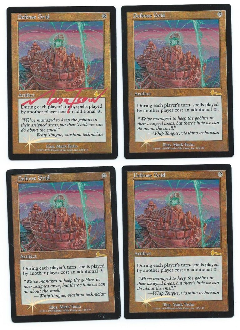 Foil Defense Grid MTG Singles | Magic the Gathering