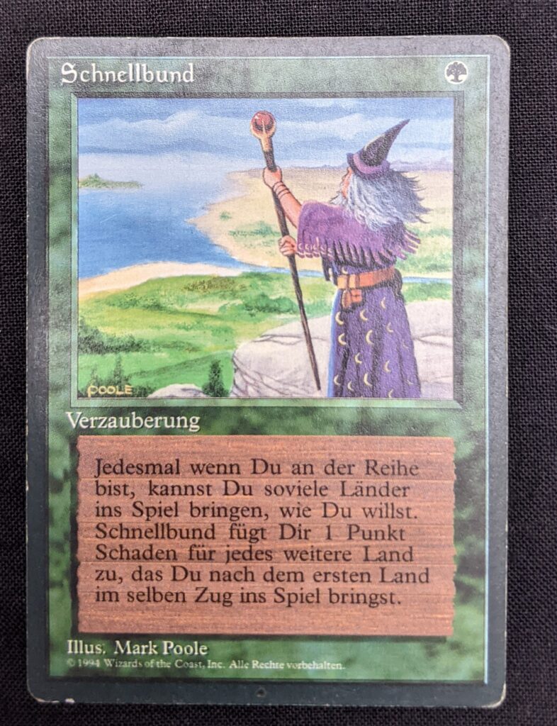 FBB German Fastbond Black Bordert | Magic the Gathering Single Cards