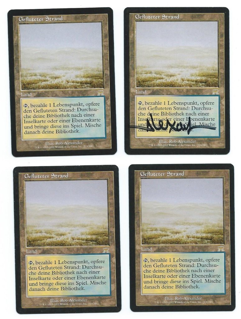 Playset 4 Flooded Strand | Magic the Gathering MTG Singles Cards CCG