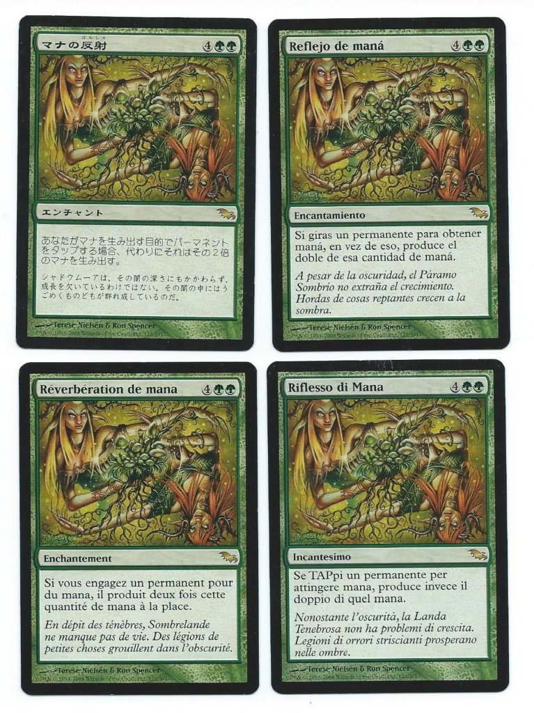 4x Mana Reflection Shadowmoor | Rare Play set Magic the Gathering | MTG ...