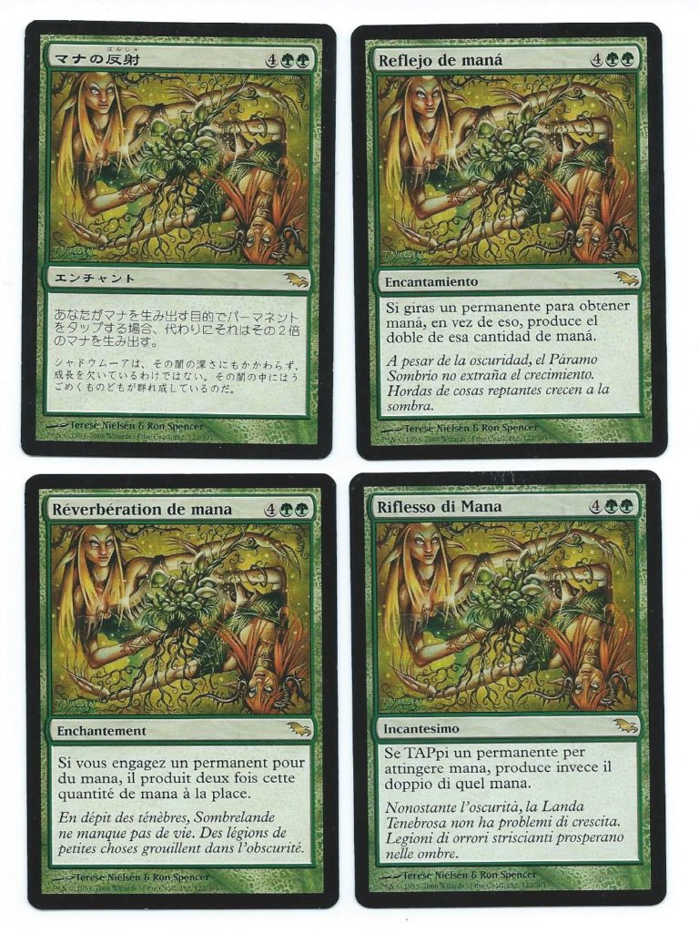 4x Mana Reflection Shadowmoor | Rare Play set Magic the Gathering | MTG ...