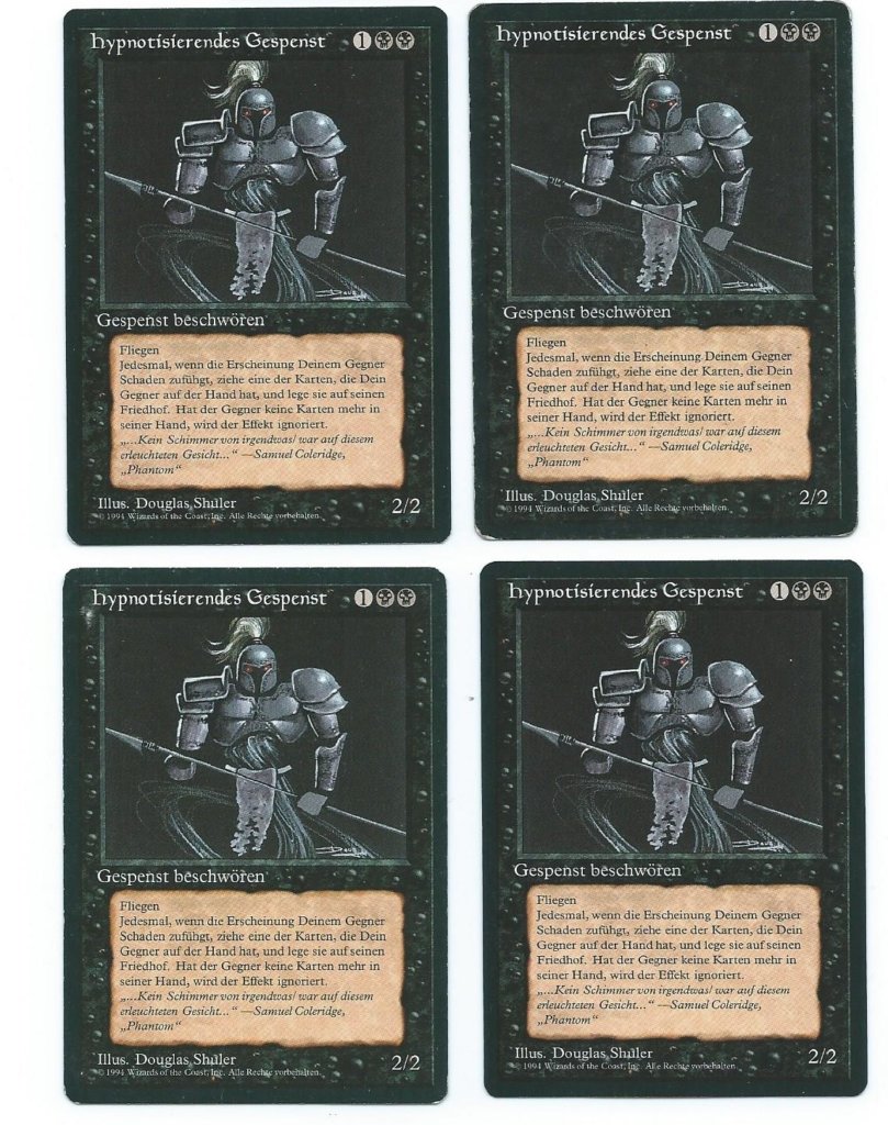 4x German Hypnotic Specter | Magic the Gathering | MTG Asian Cards