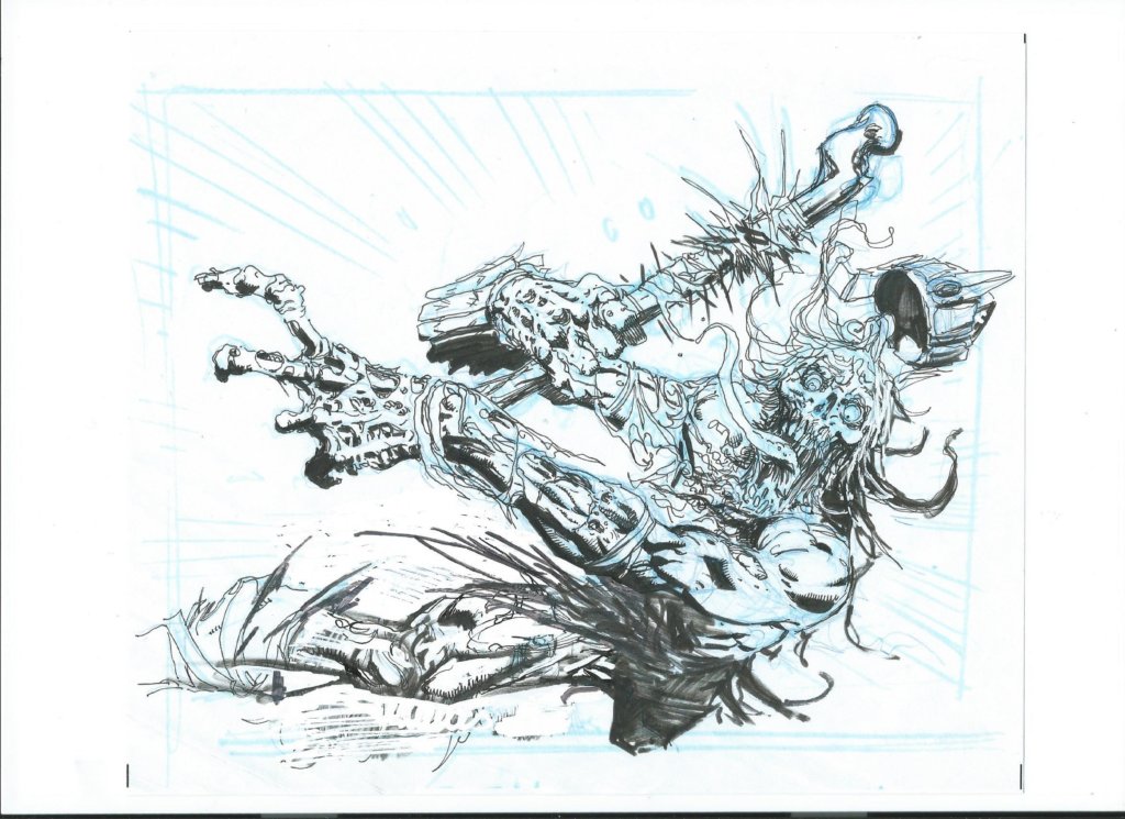 Original preliminary sketch - Unliving Psychopath & Night of Souls ...