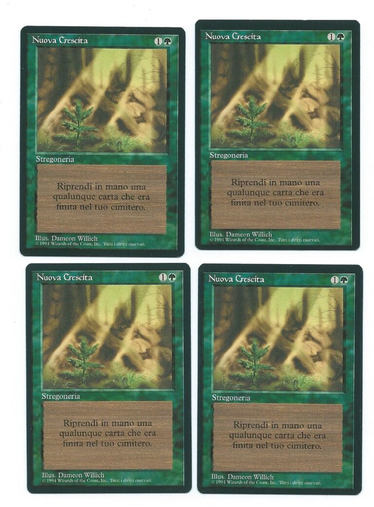 Magic MTG 4x Regrowth FBB Italian | Mox Beta