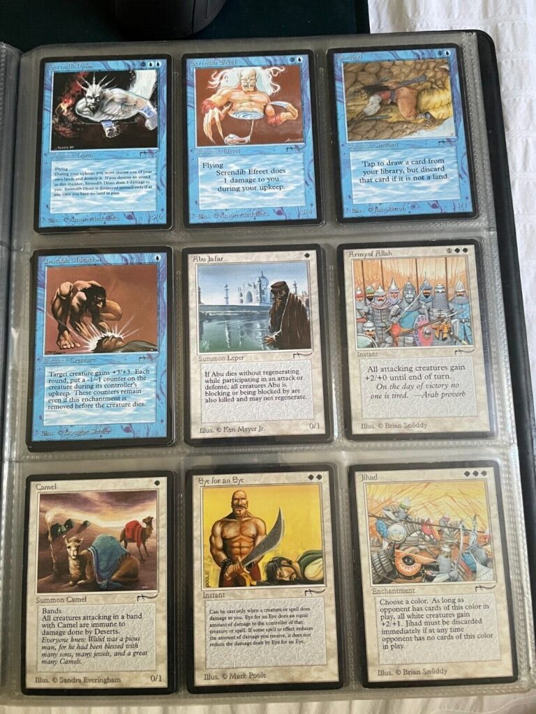 Arabian Nights Complete Full English Set Magic Gathering MTG