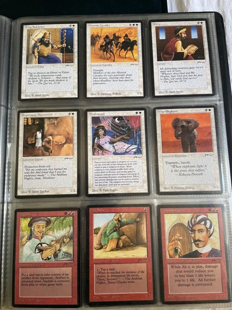 Arabian Nights Complete Full English Set Magic Gathering MTG