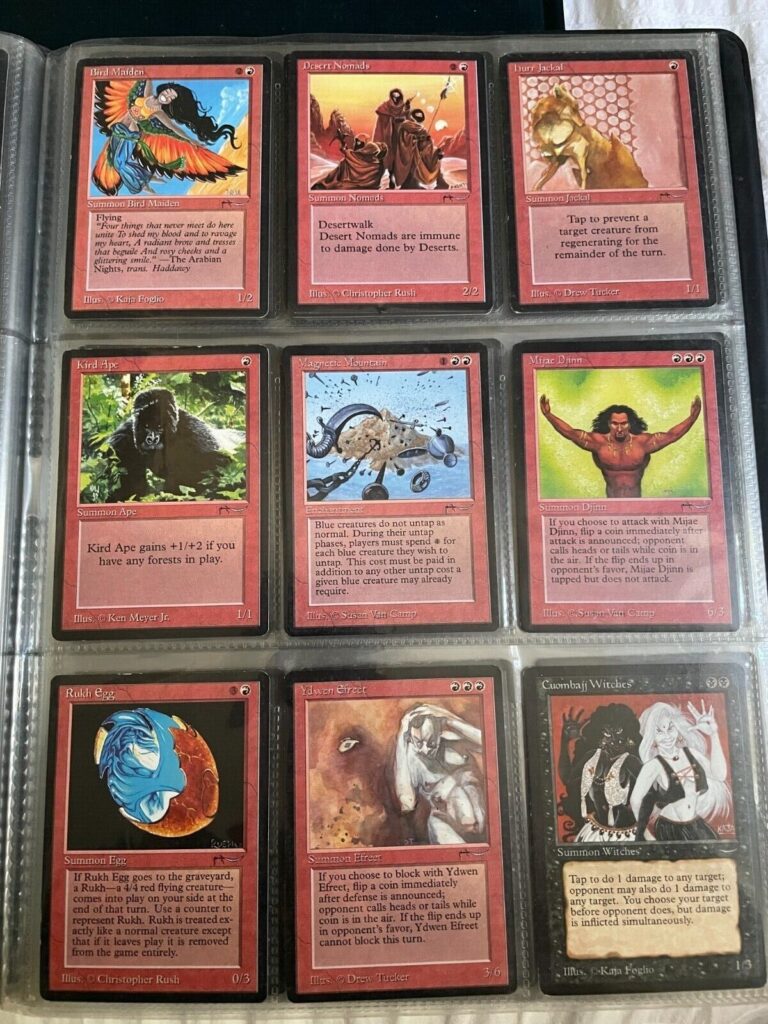 Arabian Nights Complete Full English Set Magic Gathering MTG