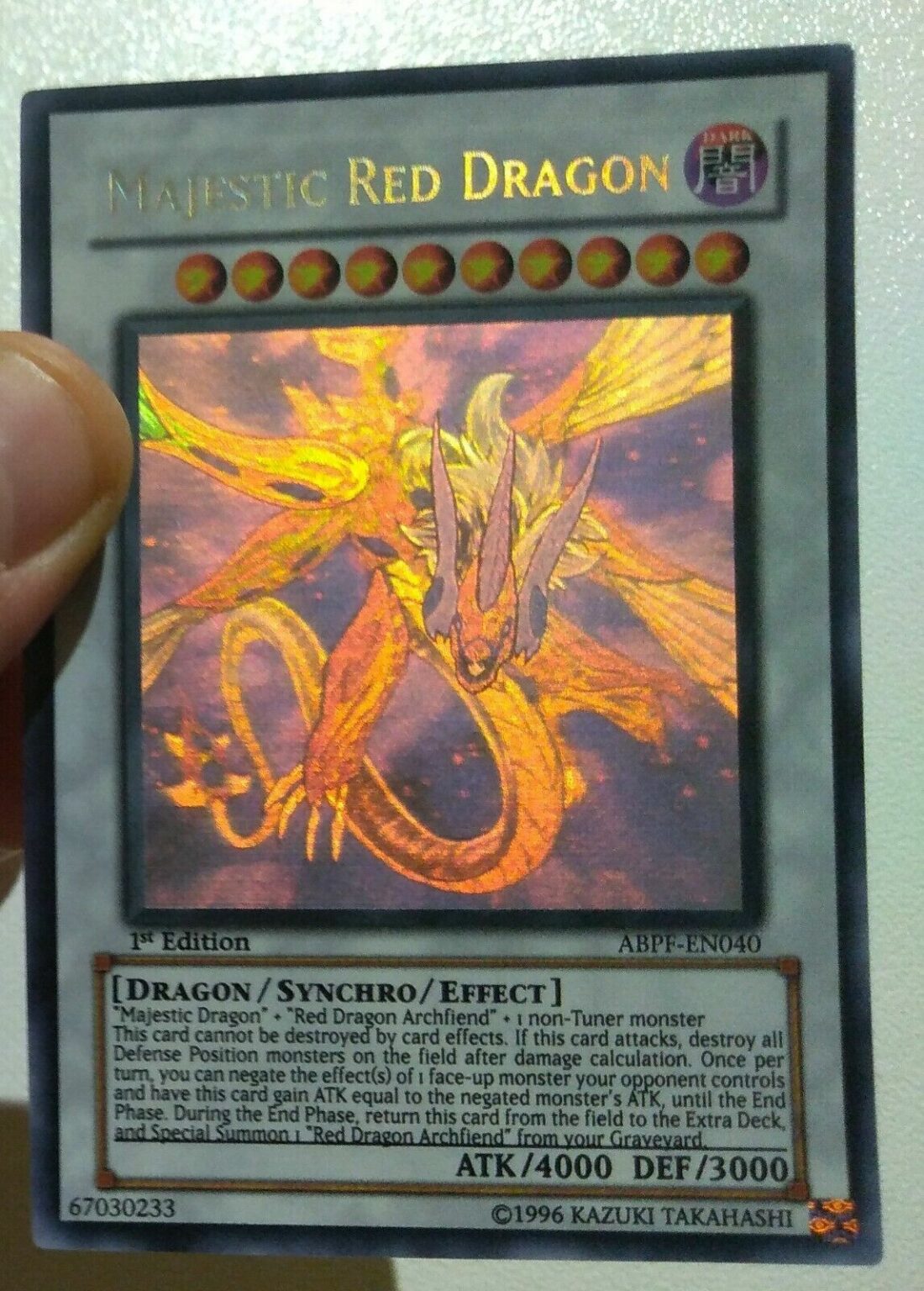 Majestic Red Dragon Edition Ghost Rare | Potere