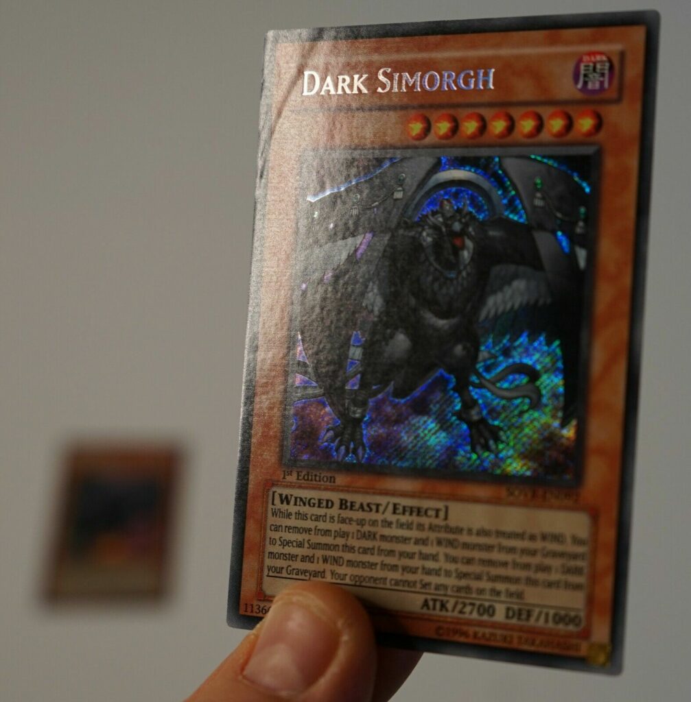 Yugioh! 3x Dark Simorgh SOVR-EN092 Secret Rare 1st Edition Playset Yu ...