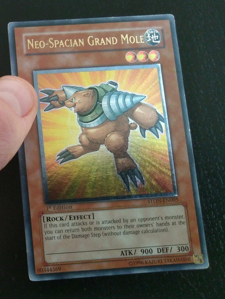 Yugioh! Neo-Spacian Grand Mole STON-EN005 Ultimate Rare 1st First ...